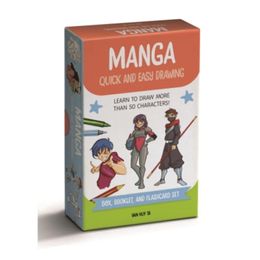 David and Charles Ltd Papeterie/PBS - Manga Quick and Easy Drawing Deck | Gr.: onesize
