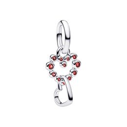 Pandora Charm-Anh&auml;nger Silber Verbundene Herzen | Gr.: onesize
