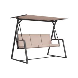 Outsunny Hollywoodschaukel 205L x 130B x 175H cm Khaki | Gr.: onesize