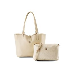 U.S. Polo Assn. Malibu Shopper Tasche 30 cm in ivory | Gr.: onesize
