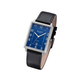 Regent Uhren Analog-Armbanduhr Regent Lederarmband schwarz extra gro&szlig; (ca. 30x43mm) | Gr.: onesize