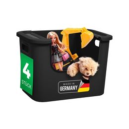 Novaliv 4x Aufbewahrungsbox Bad Organizer Kleiderschrank Schubladen Or in Wei&szlig; | Gr.: onesize