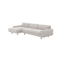 58 aufm Kessel SOFA mit Longchair links Kattryna Flachgewebe silber | Gr.: onesize