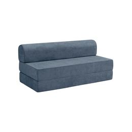 58 aufm Kessel FALTSOFA Katusha Flachgewebe blau | Gr.: onesize