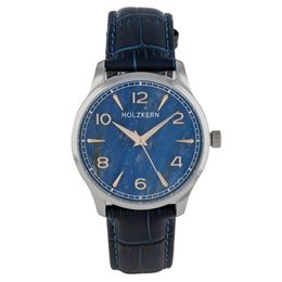 Holzkern Herrenarmbanduhr Primetime Sodalith/Silberfarben | Gr.: onesize