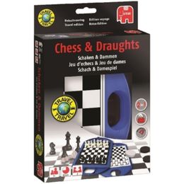 Jumbo Spiel - Schach/Dame, Travel (Spiel) | Gr.: onesize