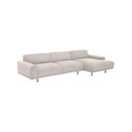 58 aufm Kessel SOFA mit Longchair rechts Kattryna Cordstoff beige | Gr.: onesize