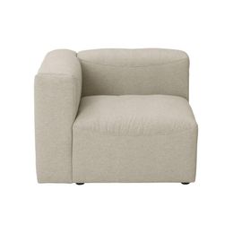 58 aufm Kessel SOFA Element Armlehne links Kattrina Flachgewebe creme | Gr.: onesize
