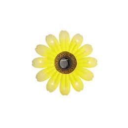 MARELIDA LED Solar Blume H&auml;ngedeko Lichtsensor D: 14cm in gelb | Gr.: onesize