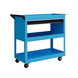 HOMCOM Werkstatt-Rollwagen-82L x 35B x 76H cm-Blau | Gr.: onesize