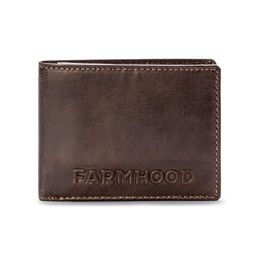 Farmhood Nashville Geldb&ouml;rse RFID Schutz Leder 13 cm in dark brown 2 | Gr.: onesize