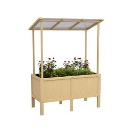 Outsunny Hochbeet 110L x 60B x 152H cm Naturholz | Gr.: onesize