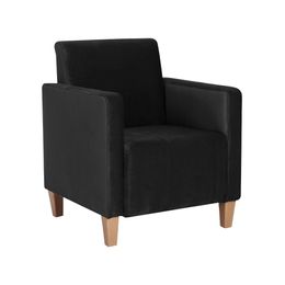 58 aufm Kessel COCKTAILSESSEL Kaylee Samtvelours schwarz | Gr.: onesize