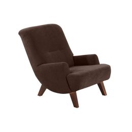 58 aufm Kessel COCKTAILSESSEL Kajsa Velourstoff braun | Gr.: onesize