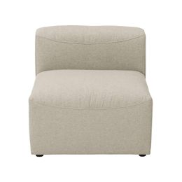 58 aufm Kessel SOFA Element ohne Armlehne Kattrina Flachgewebe creme | Gr.: onesize