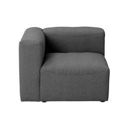 58 aufm Kessel SOFA Element Armlehne links Kattrina Flachgewebe anthrazit | Gr.: onesize