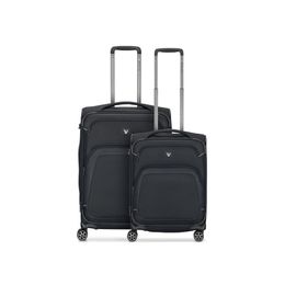 Roncato Gateway 4 Rollen Kofferset 2-teilig mit Dehnfalte in black | Gr.: onesize