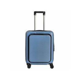 Mandarina Duck Tank Case - 4-Rollen-Trolley mit Vortasche 55 cm (china blue) in china blue | Gr.: onesize