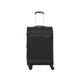 d&n D&N Travel Line 9504 4 Rollen Trolley M 67 cm mit Dehnfalte in black | Gr.: onesize