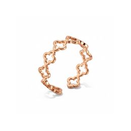 Steel_Art Eleganter Ring Damen Pilus rose goldfarben in rosegoldfarben | Gr.: onesize