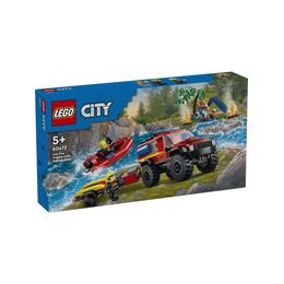 Lego City 60412 Feuerwehrgel&auml;ndewagen mit Rettungsboot | Gr.: onesize