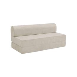 58 aufm Kessel FALTSOFA Katusha Flachgewebe beige | Gr.: onesize