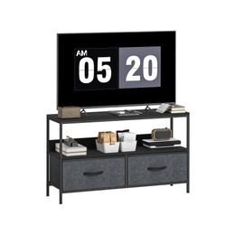 HOMCOM TV Schrank-98L x 29B x 56H cm-Schwarz | Gr.: onesize