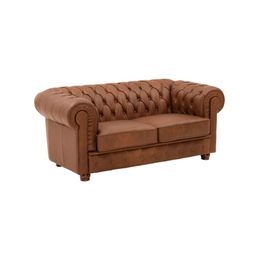 58 aufm Kessel SOFA 2-Sitzer Kalea Echtleder (Antikoptik) cognac | Gr.: onesize