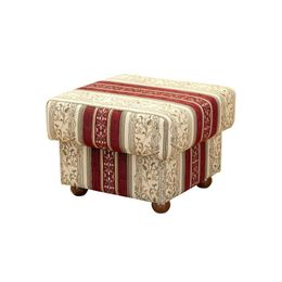 58 aufm Kessel HOCKER Kama Chenille rot | Gr.: onesize