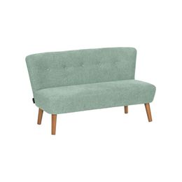 58 aufm Kessel KINDERSOFA 2-Sitzer Katya Flachgewebe t&uuml;rkis | Gr.: onesize