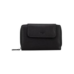 Jost Odense Geldb&ouml;rse RFID Schutz Leder 14 cm in black | Gr.: onesize
