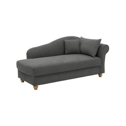 58 aufm Kessel RECAMIERE Armlehne rechts Katrinka Flachgewebe grau | Gr.: onesize