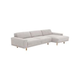 58 aufm Kessel SOFA mit Longchair rechts Kattryna Flachgewebe silber | Gr.: onesize