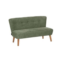 58 aufm Kessel KINDERSOFA 2-Sitzer Katya Flachgewebe gr&uuml;n | Gr.: onesize