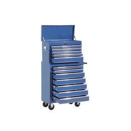HOMCOM Werkzeugwagen-61,5L x 33B x 113H cm-Blau | Gr.: onesize