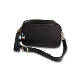 Leder Umh&auml;ngetasche Florence Tasche schwarz ca. 20cm | Gr.: onesize