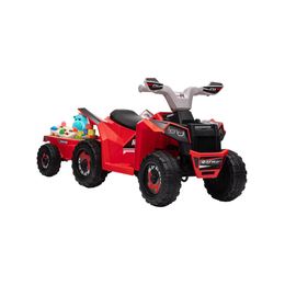 HOMCOM 6V Kinderquad Kinder 1,5-3 Jahre Rot | Gr.: onesize
