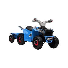 HOMCOM 6V Kinderquad Kinder 1,5-3 Jahre Blau | Gr.: onesize