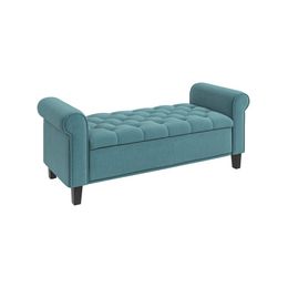 HOMCOM Polsterbank-126L x 48,5B x 57H cm-Gr&uuml;n | Gr.: onesize
