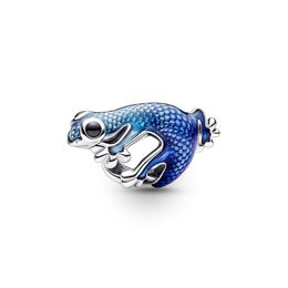 Pandora Charm Silber Metallisch Blauer Gecko | Gr.: onesize