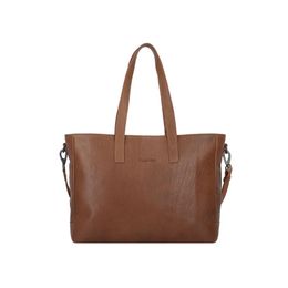 Plevier Rock Shopper Tasche Leder 41 cm Laptopfach in cognac | Gr.: onesize