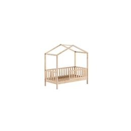 58 aufm Kessel JUNIORBETT Karie 148x151x76 aus Massivholz in natur | Gr.: onesize