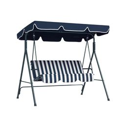 Outsunny Hollywoodschaukel 172L x 110B x 153H cm Blau | Gr.: onesize