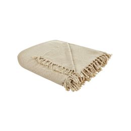Beliani Kuscheldecke CHAOHANI in Beige - (W) 200 x (L) 220 cm | Gr.: onesize