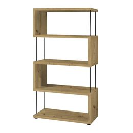 58 aufm Kessel REGAL Elga 66x33x126 B&uuml;cherregal Standregal asteiche | Gr.: onesize