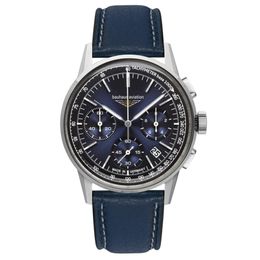 BAUHAUS Herrenuhr Aviation Chronograph Dunkelblau | Gr.: onesize