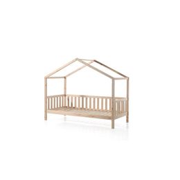 58 aufm Kessel HAUSBETT Kapua 210x170x97 aus Massivholz in Natur | Gr.: onesize