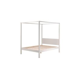58 aufm Kessel HIMMELBETT Kathleen 208x191x148 aus Massivholz in Wei&szlig; | Gr.: onesize