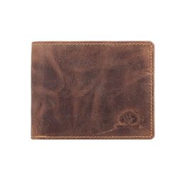 Green Burry Greenburry Vintage Geldb&ouml;rse RFID Schutz Leder 12 cm in brown | Gr.: onesize