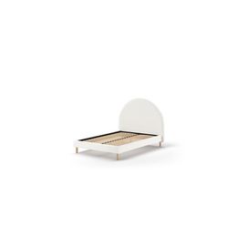 58 aufm Kessel POLSTERBETT Karlotta 147x132x212 aus Holzwerkstoff in Wei&szlig; | Gr.: onesize